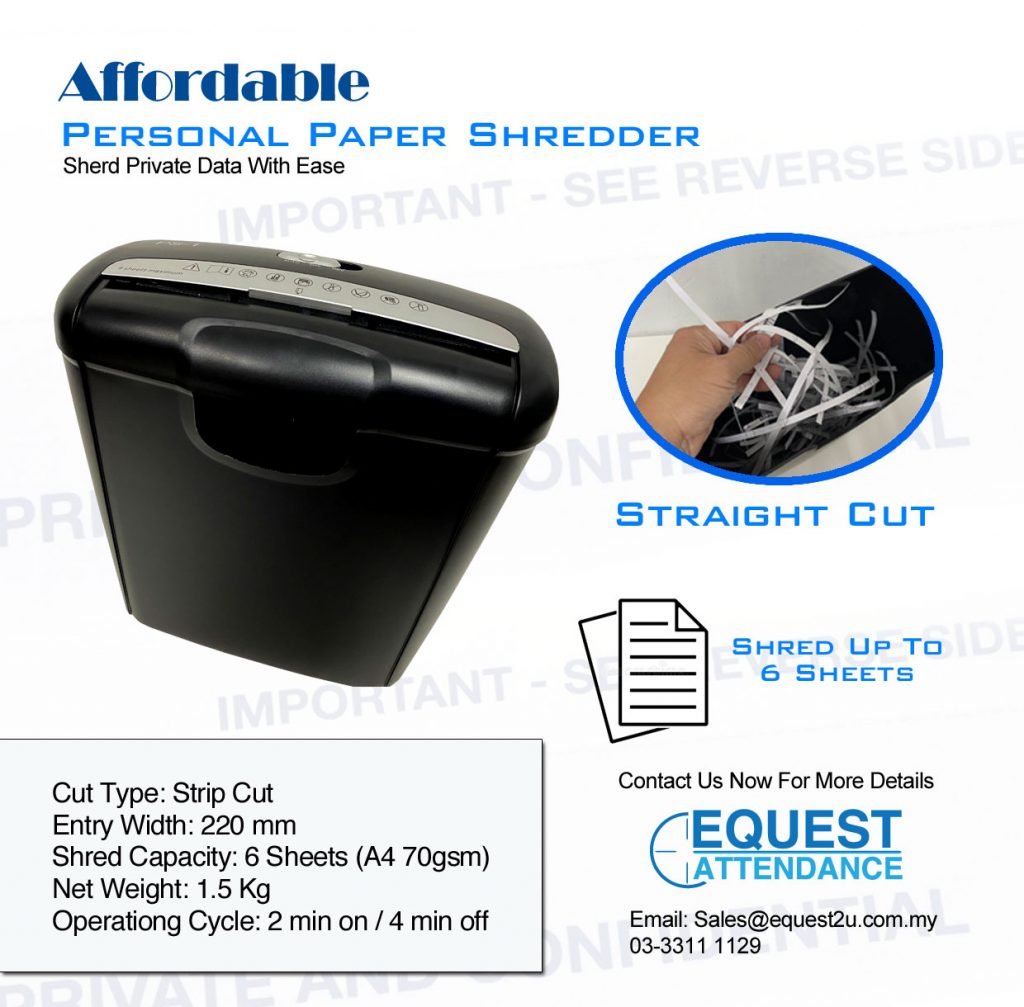 personal-shredder-brochure - Equest Attendance Marketing
